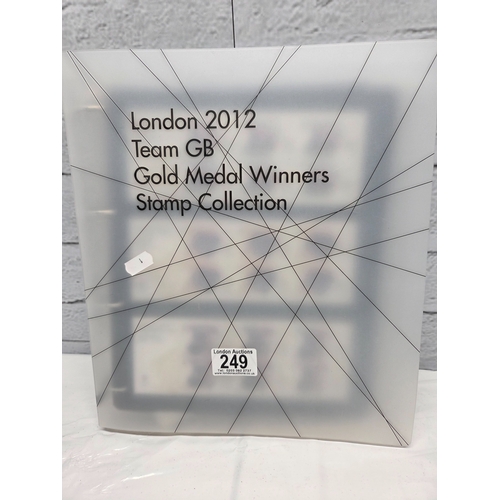 London 2012 Olympics Team GB Gold Medal Winners Stamp Collection
