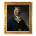 NATHANIEL HONE (THE ELDER) RA (1718-1784) Capt. Lambert Brabazon Oil on ...