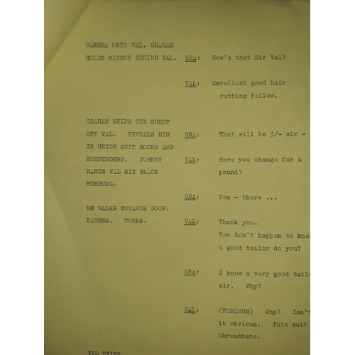 Original studio working script for ‘A Show Called Fred’ written by ...