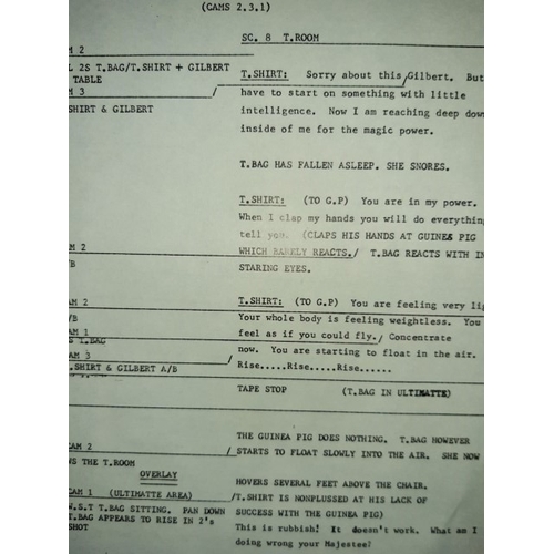 A large parcel of Thames Television children’s T.V. show scripts and ...