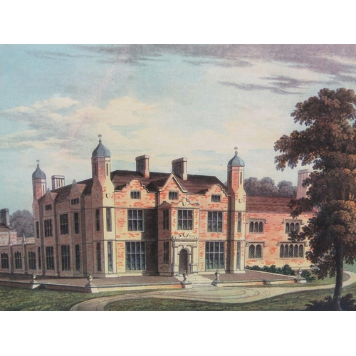 COLLECTION OF FOUR EARLY 19C COLOURED PRINTS TO INCL MARKYATE CELL ...