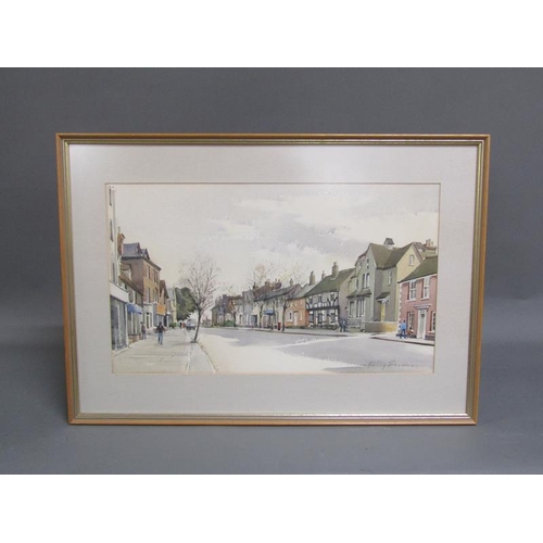 Harry Sheldon - Sunday Morning, Berkhamsted High Street, signed ...