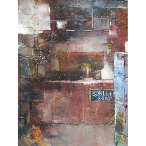 John Henry Inskip - Interior scene with Sunlight Soap advertising panel ...