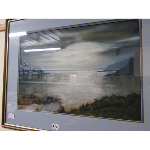 FRAMED PASTEL CHRISTOPHER PAYNE COASTAL