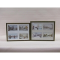 HARRY SHELDON - TWO FRAMED SERIES OF EIGHT COLOURED PRINTS, BERKHAMSTED ...