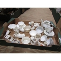 BOX OF CRESTED WARE