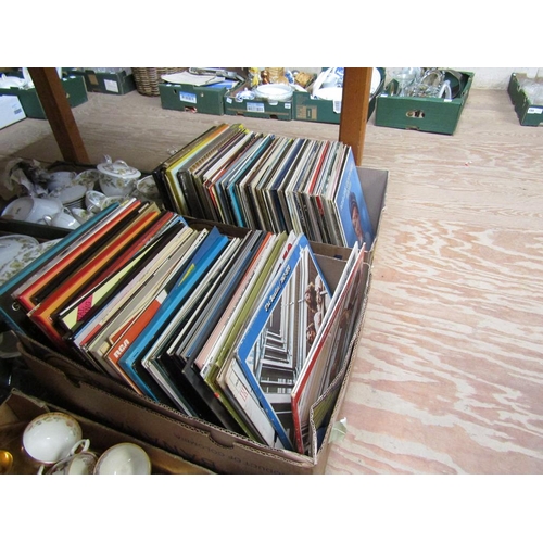 TWO BOXES OF MIXED RECORDS