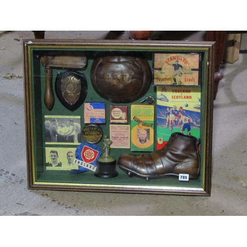FOOTBALL DISPLAY CABINET