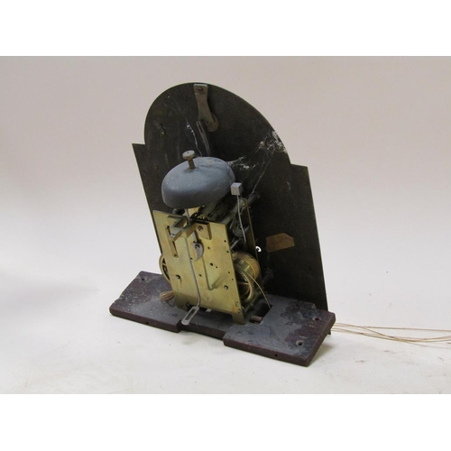 A late 18c eight day longcase clock, the 30cm arched brass silvered ...