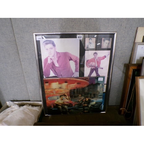 FRAMED ELVIS PRESLEY PRINT