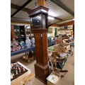 VICTORIAN OAK CASED LONGCASE CLOCK - BOWRING EXETER