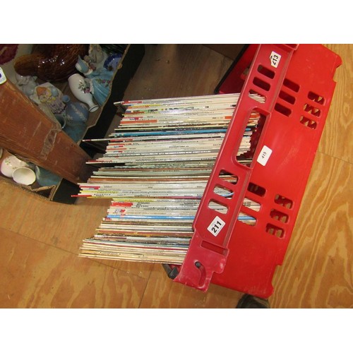 TWO BOXES OF RECORDS