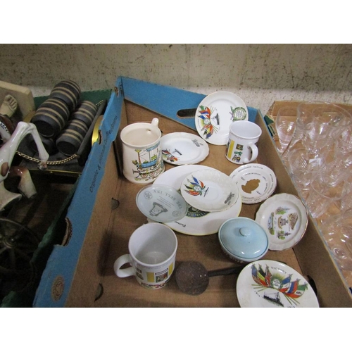 BOX OF COMMEMORATIVE CHINA