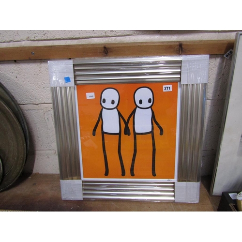 MODERN STICK MAN PRINT