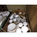 BOX OF MIXED CHINA