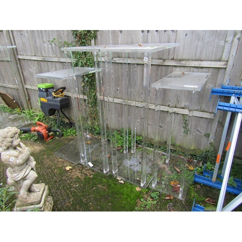 PERSPEX SHELVING