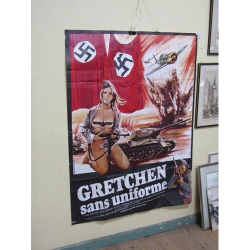 MID 20c GERMAN FILM POSTER GRETCHEN SANS UNIFORME 160 x 115cms