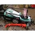 QUALCAST ELECTRIC MOWER AND A STRIMMER