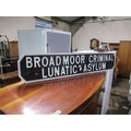 WOODEN BROADMOOR SIGN