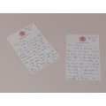 H.W Queen Elizabeth II - Two hand written and signed letters to Mrs ...
