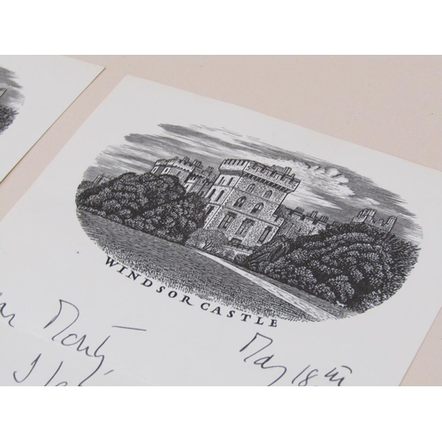 H.M Queen Elizabeth II - Two hand written and signed letters from Mrs ...