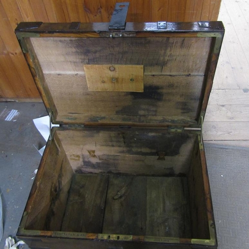 19c ELKINGTON & CO SILVER TRUNK 69 x 51 H cms