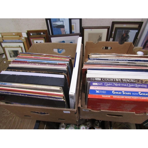 TWO CRATES OF MIXED RECORDS