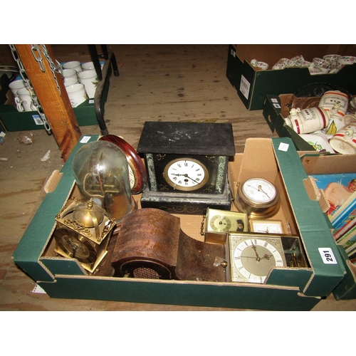 BOX OF CLOCKS