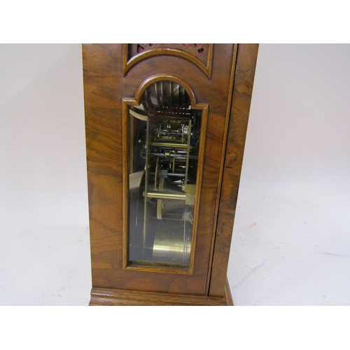 GARRARD/ELLIOT DANIEL QUARE REPLICA BRACKET CLOCK, 44CM H