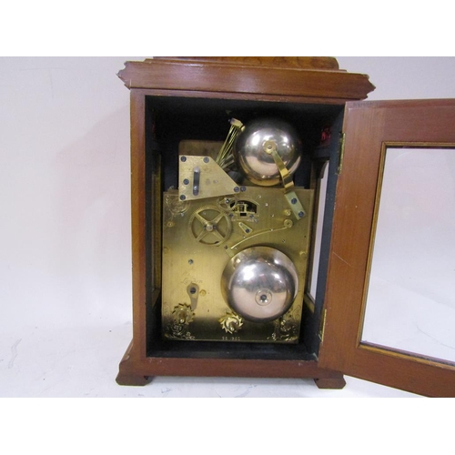 GARRARD/ELLIOT DANIEL QUARE REPLICA BRACKET CLOCK, 44CM H