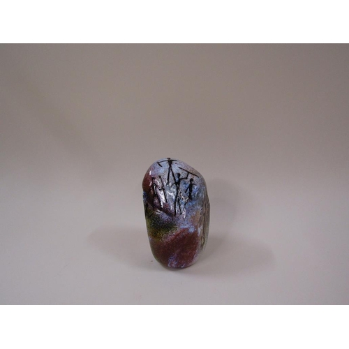 RICHARD SATABA CAVE ART PAPERWEIGHT 13cms H