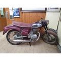 JAMES COMMODORE 250cc MOTORCYCLE REGISTRATION 791 FGN WITH SOME PAPERWORK