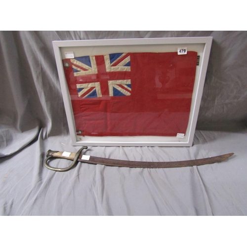 SABRE SWORD AND FLAG