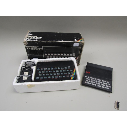 SINCLAIR ZX SPECTRUM; ZX81