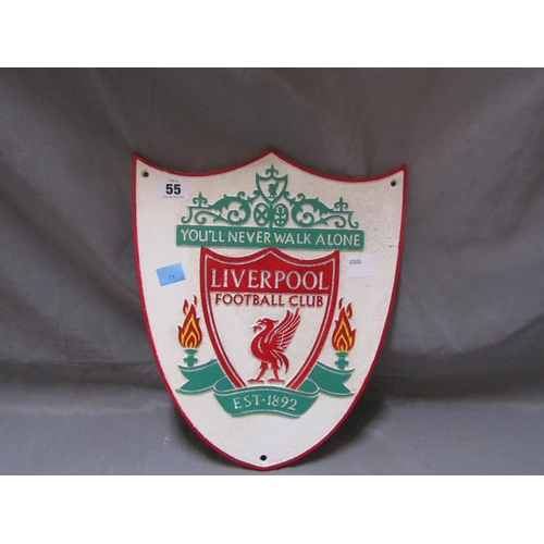 CAST IRON LIVERPOOL PLAQUE