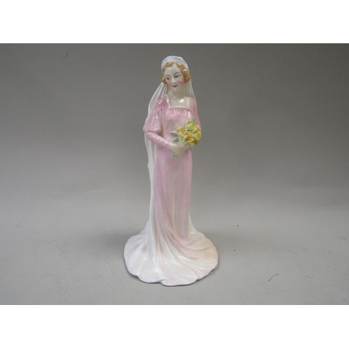 ROYAL DOULTON FIGURINE THE BRIDE, 23cms H