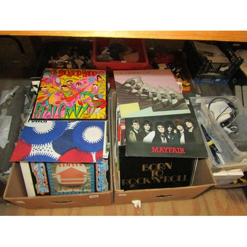 TWO BOXES OF MIXED RECORDS