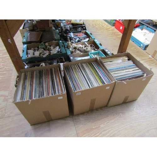 THREE BOXES OF RECORDS