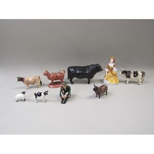 COLLECTION OF BESWICK ANIMALS AND FIGURES