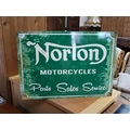 NORTON MOTORCYCLE SIGN