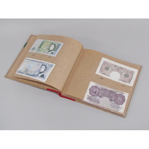 ALBUM CONTAINING BRITISH AND CONTINENTAL BANK NOTES