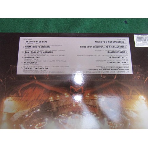 BOX OF 15 IRON MAIDEN RECORDS - TO INCL LIMITED EDITIONS