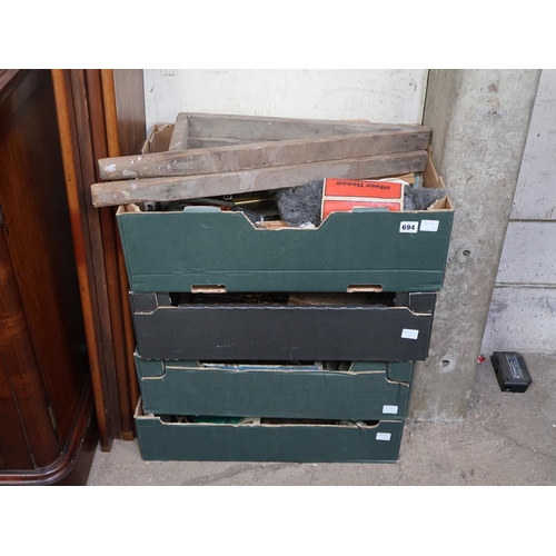 FOUR BOXES OF TOOLS