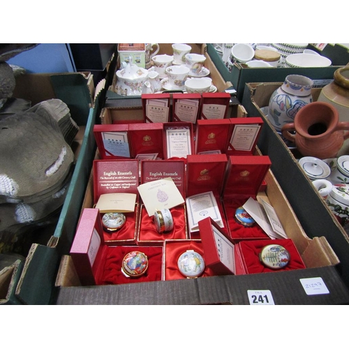 BOX OF HALCYON DAYS TRINKET BOXES AND OTHERS