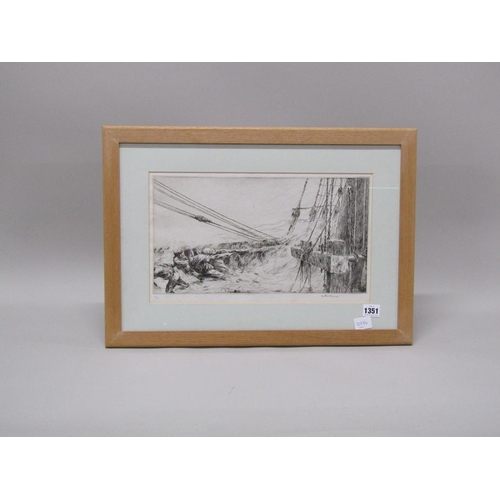 ARTHUR BRISCOE - ALL HANDS, LIMITED EDITION PRINT 42/76, F/G