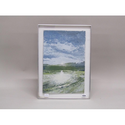 MICHAEL GREEN - GALE FORCE WIND, COASTAL SCENE, SIGNED OIL ON PANEL, F/G