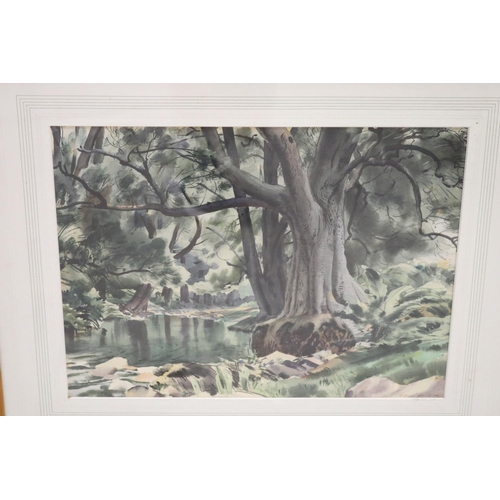 Alfred H Cook (1907-70) Australia, water side rainforest, signed lower ...