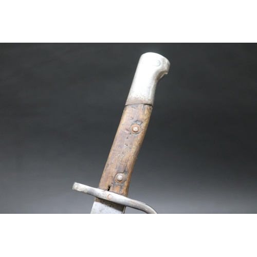 German export bayonet and scabbard intended for a Mauser rifle for ...