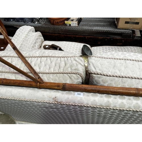 Fijian cane fish trap, approx 165cm L