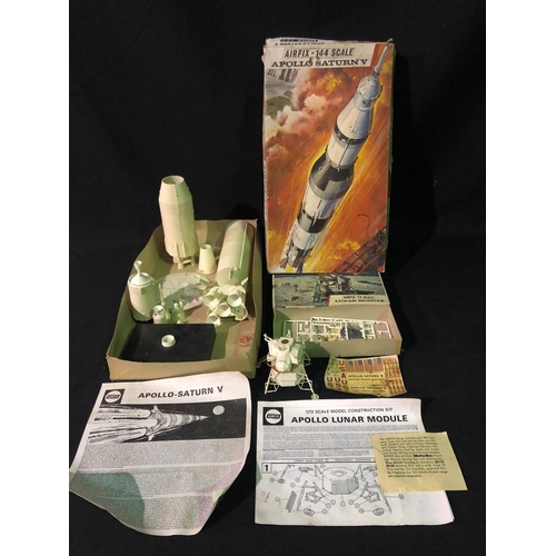 1970's Airfix Apollo Saturn V with Lunar module